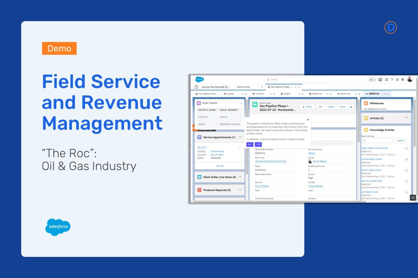 Demos | Field Service Management | Salesforce | Diabsolut