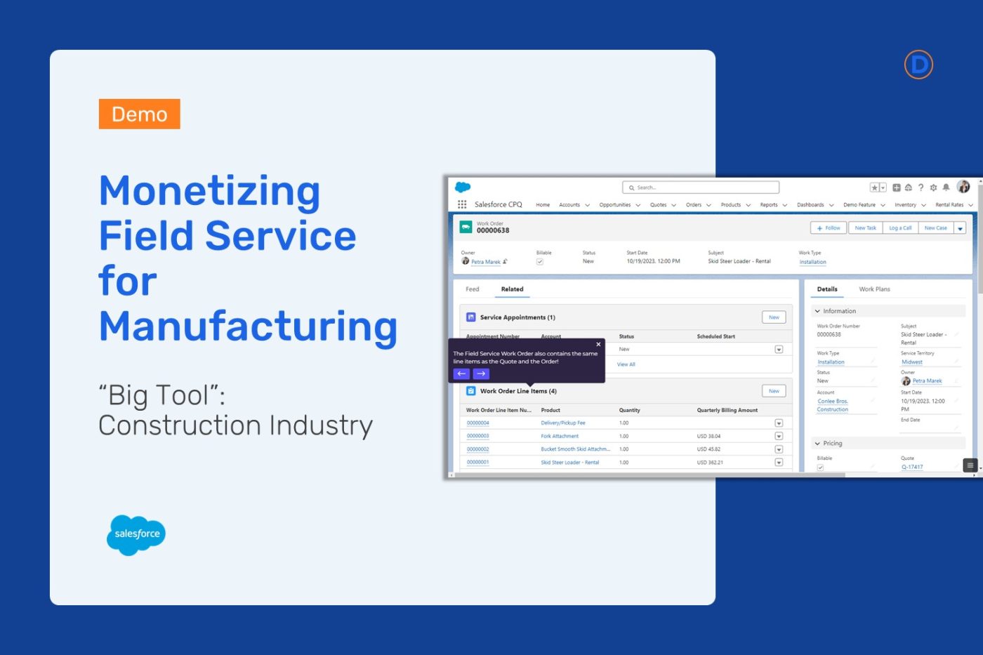 Demos | Field Service Management | Salesforce | Diabsolut